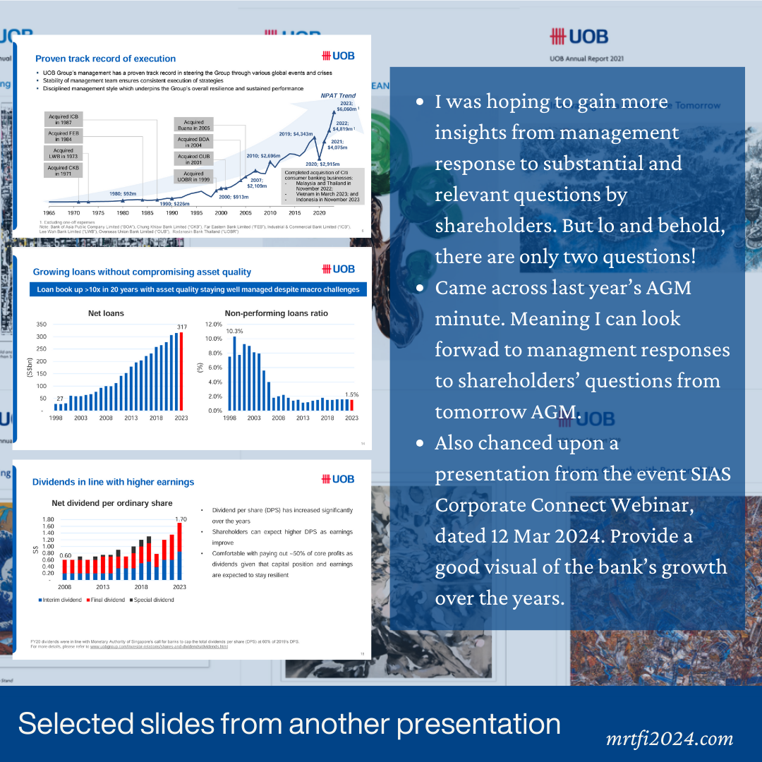 UOB A Sustainable Dividend Machine – The Fat Investor