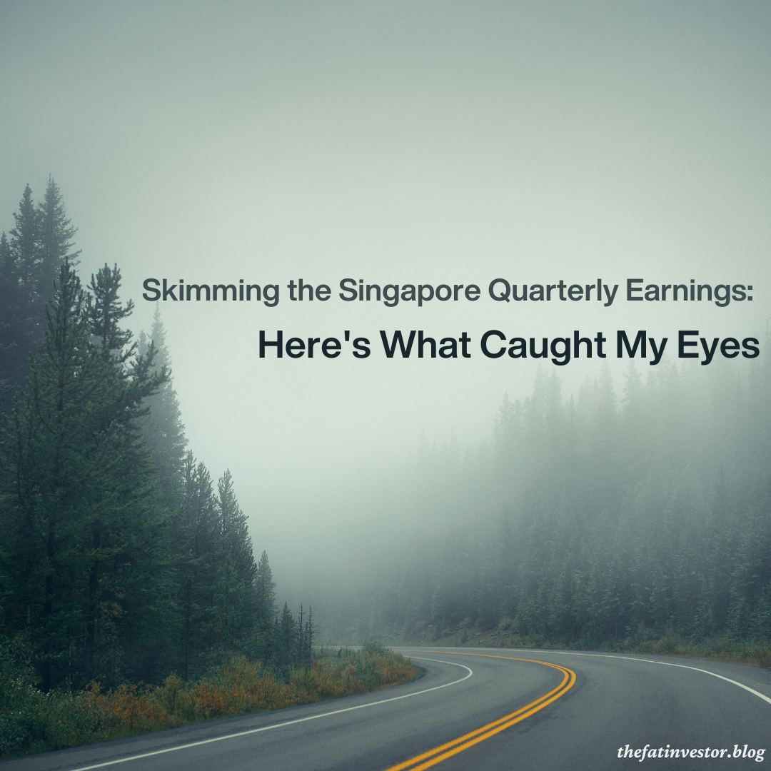 Skimming the Singapore Quarterly Earnings: Here’s What Caught My Eyes ...